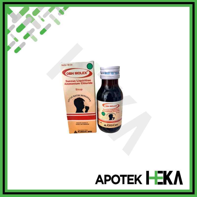 Jual Obh Molex Sirup 60 Ml - Obat Batuk Berdahak Di Seller Apotek Heka ...