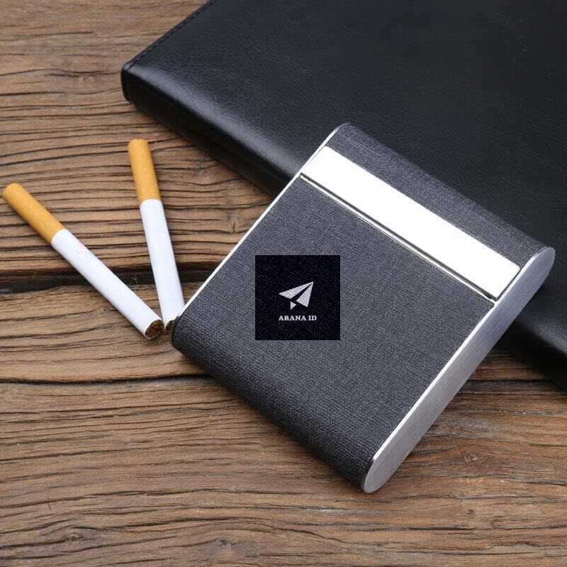 Jual Tempat Rokok / Kotak Rokok Kulit / Premium Elegant Magnetic Canvas ...
