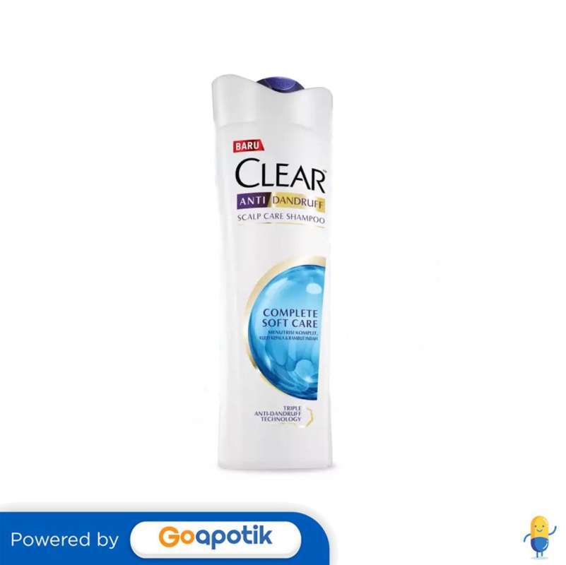 Jual Clear Anti Dandruff Shampoo Complete Soft Care 160 Ml Botol Di ...