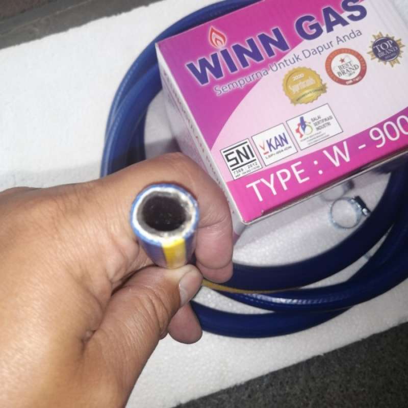 Jual Regulator Win Gas W 900 M + 2m Selang Yang Lapisan Kawat Di Seller ...