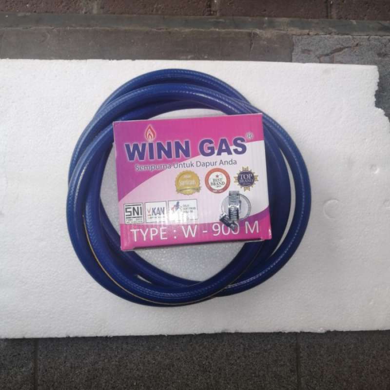 Jual Regulator Win Gas W 900 M + 2m Selang Yang Lapisan Kawat Di Seller ...