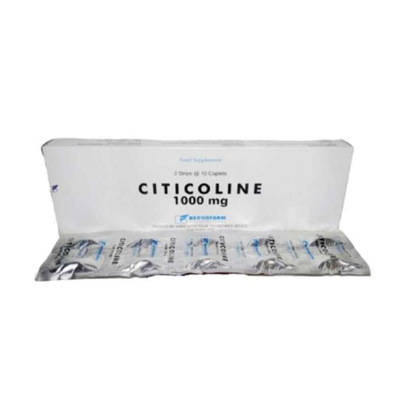 Jual CITICOLINE BERNOFARM 1000 MG STRIP 10 KAPLET di Seller Apotek ...