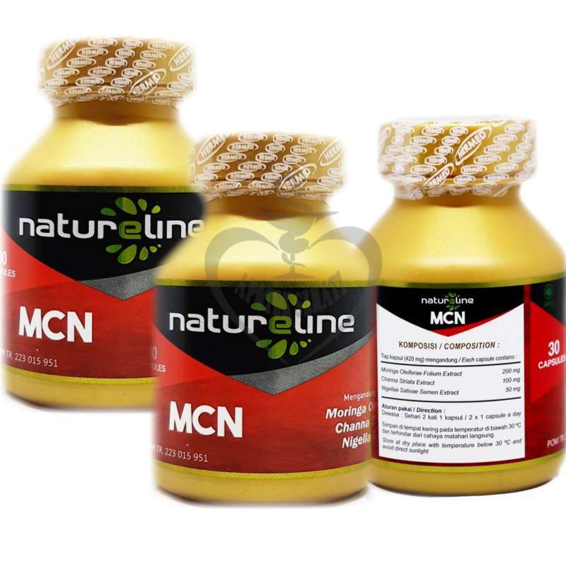 Promo Mcn Natureline 30 Kapsul Suplemen Kesehatan Moringa Channa ...