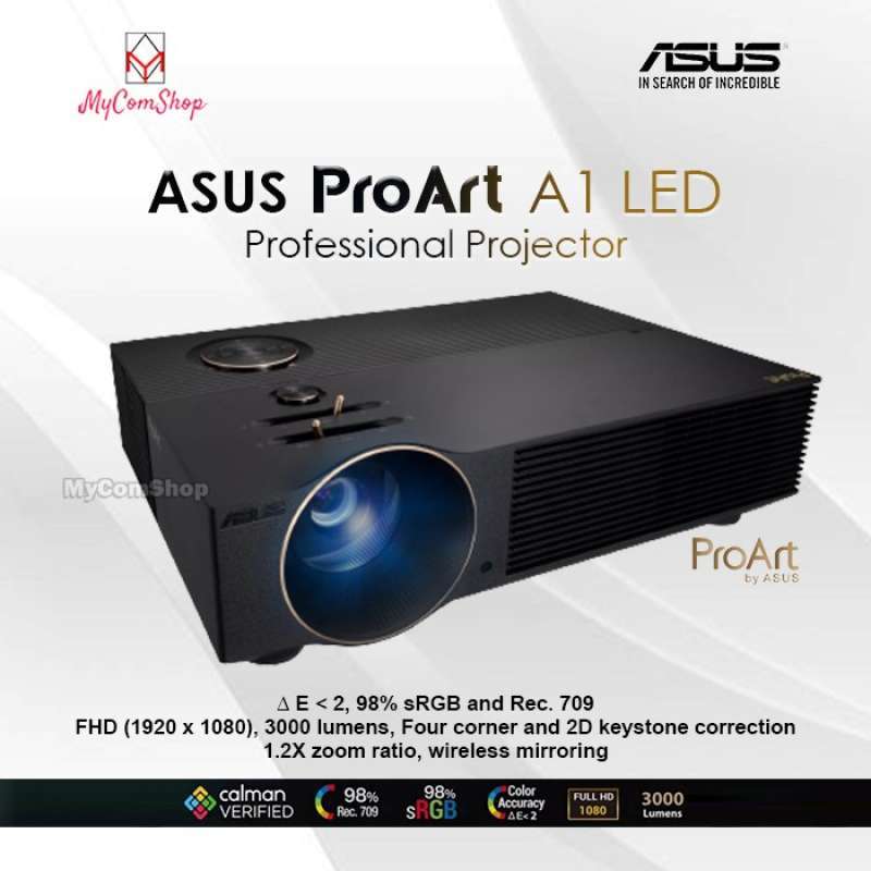 Jual Asus Proart Projector A1 Professional Projector Fhd 3000 Lumens ...
