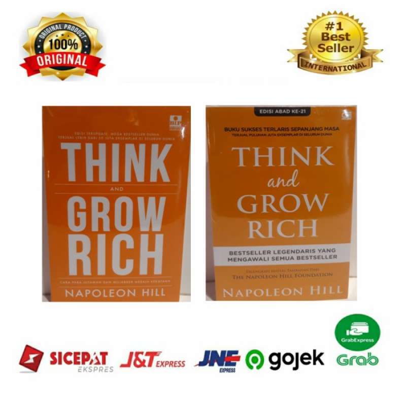 Jual Napoleon Hill Think And Grow Rich [paket 2 Buku] Di Seller Ken