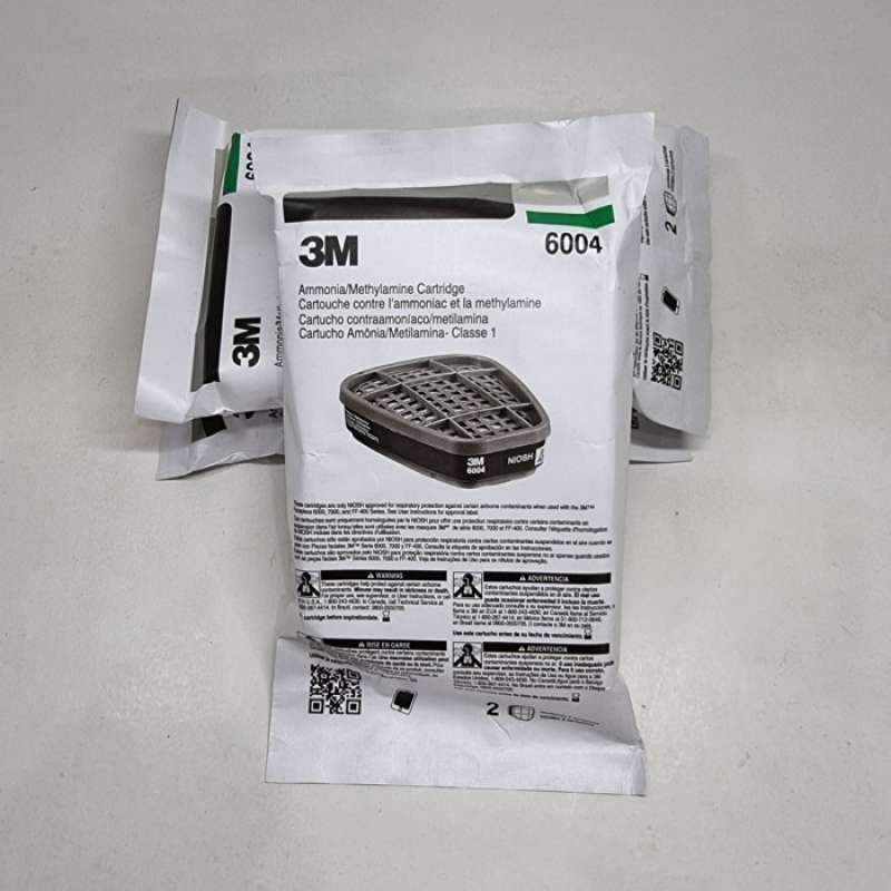 Promo 3M 6004 Cartridge Ammonia Methylamine Respirator Original Diskon ...