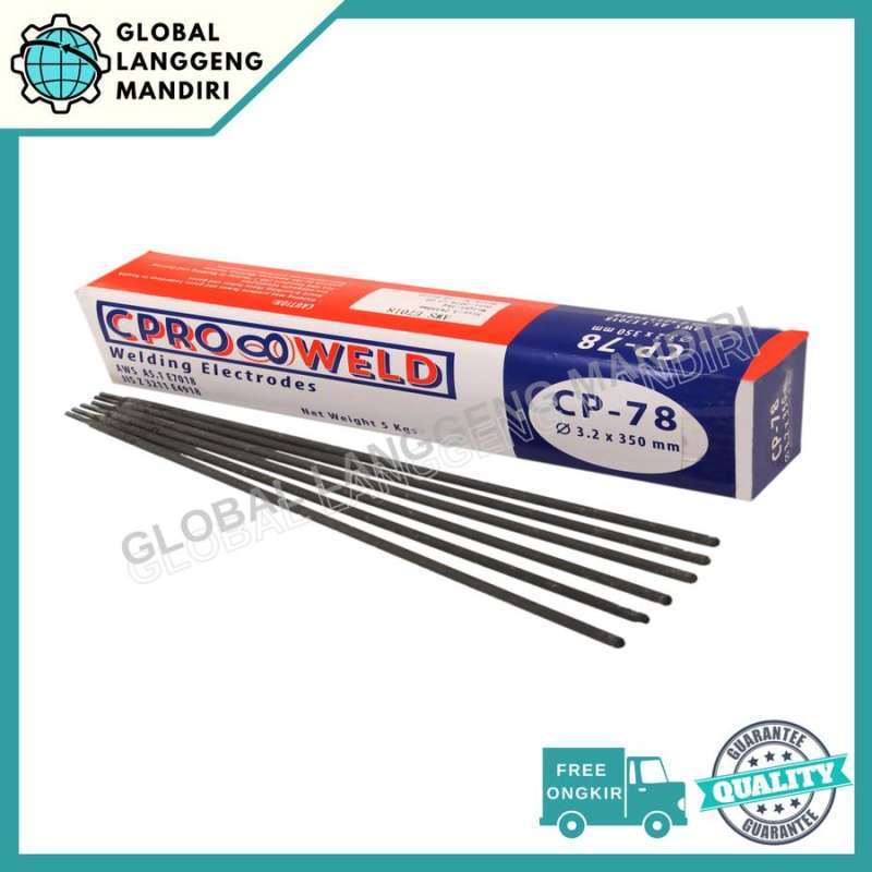 Jual KAWAT LAS BAJA CP-78 3.2MM (5KG) CPROWELD / ELECTRODE BESI CP78 3. ...