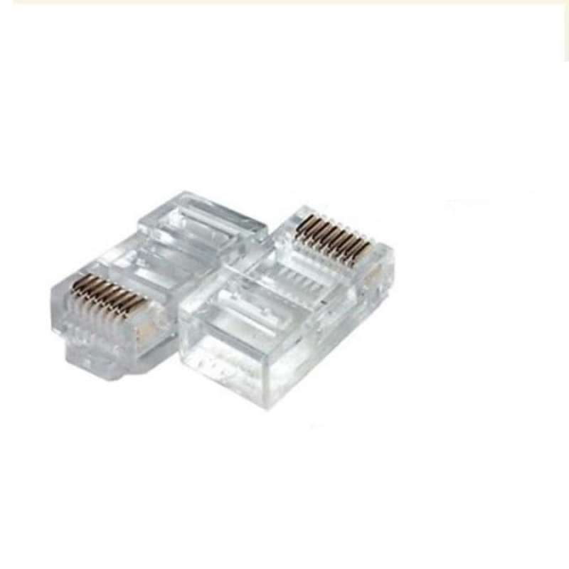 Jual Konektor RJ45 AMP / Connector RJ 45 AMP Per Pack Isi 50pcs di ...