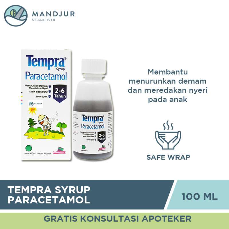 Jual Tempra Syrup 100 mL - Pereda Demam dan Nyeri Khusus Anak-anak di ...