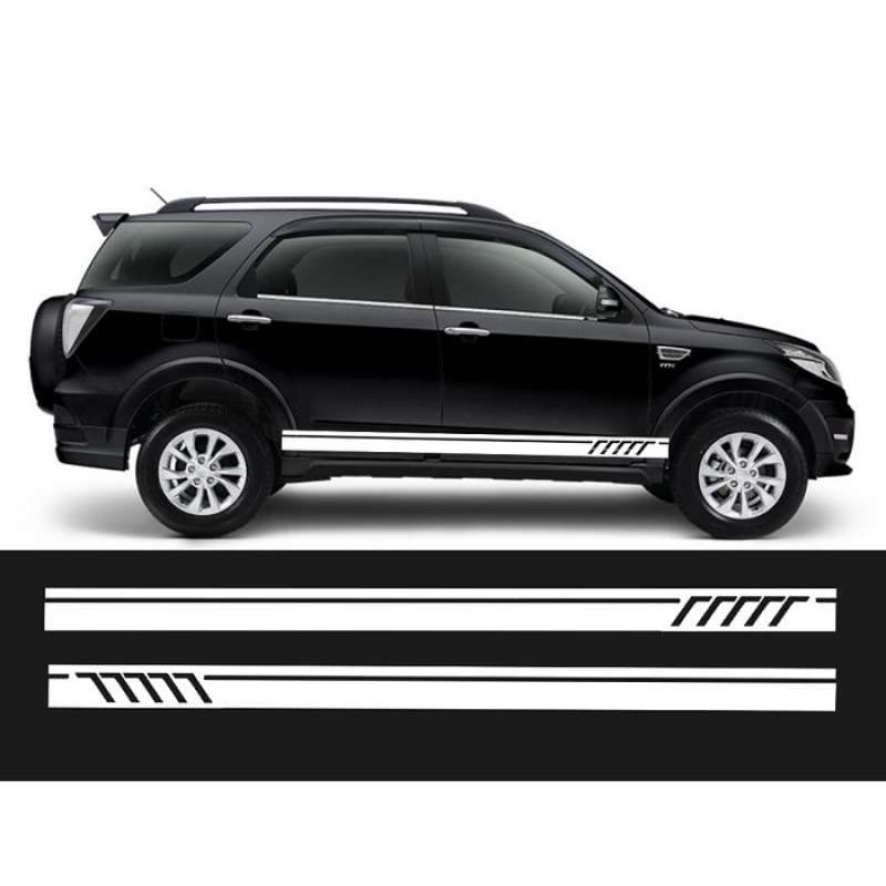 Jual Stiker Body Samping Mobil Keren Cutting Sticker Striping - Hitam ...