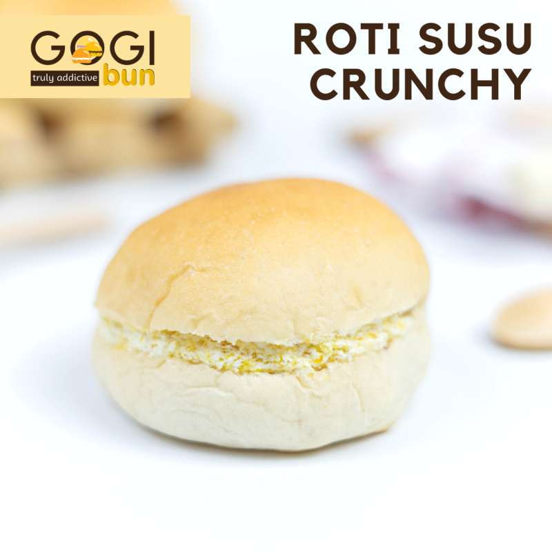 Jual GOGI Indonesia Roti Milk Crunchy Roti Manis Roti Isi Susu [1 pcs ...