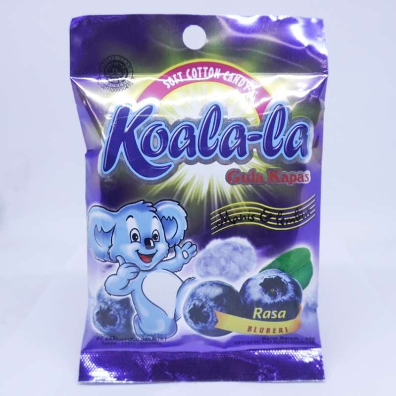 Promo KOALA-LA SOFT COTTON CANDY RASA BLUEBERRY 10GR - PERMEN GULA ...