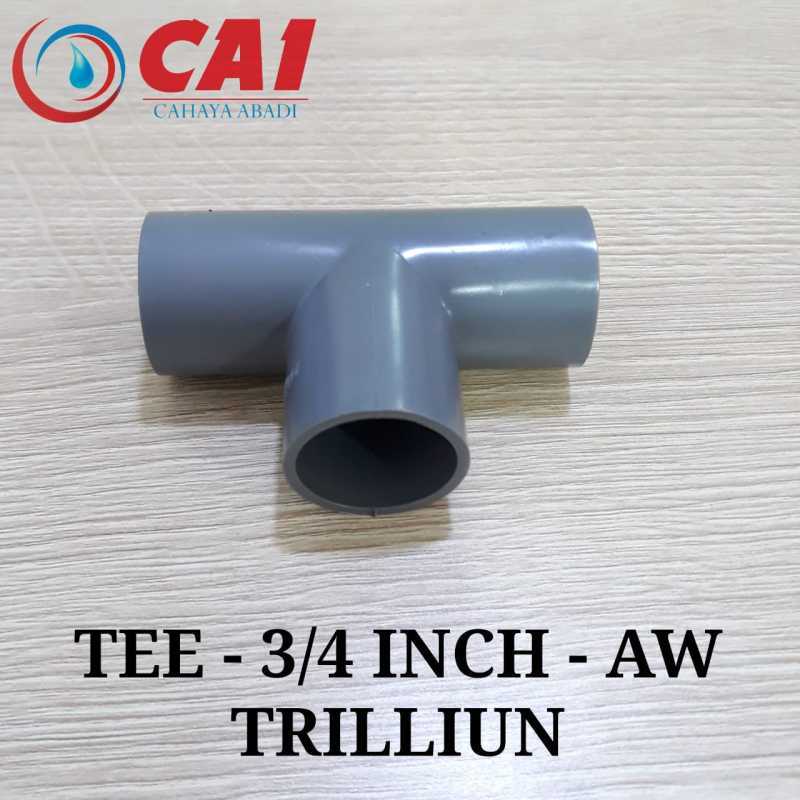 Jual Fitting Pipa - Penyambung Pipa - Tee - 3/4 Inch - Aw - Trilliun Di Seller Cahaya Abadi Tki ...