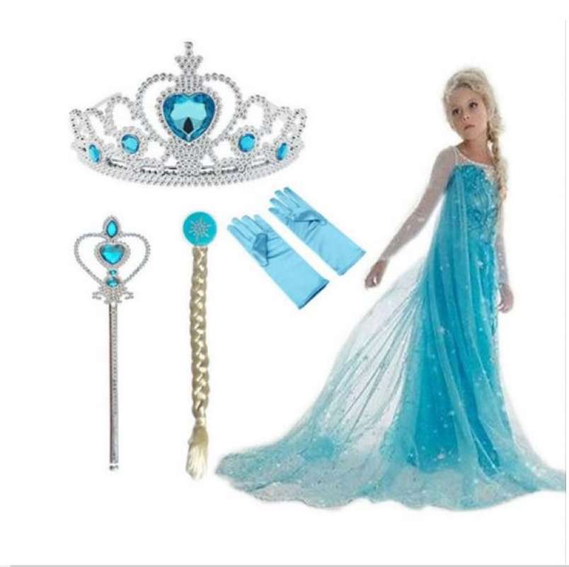 Baju Frozen Yang Panjang - Baju Brokat