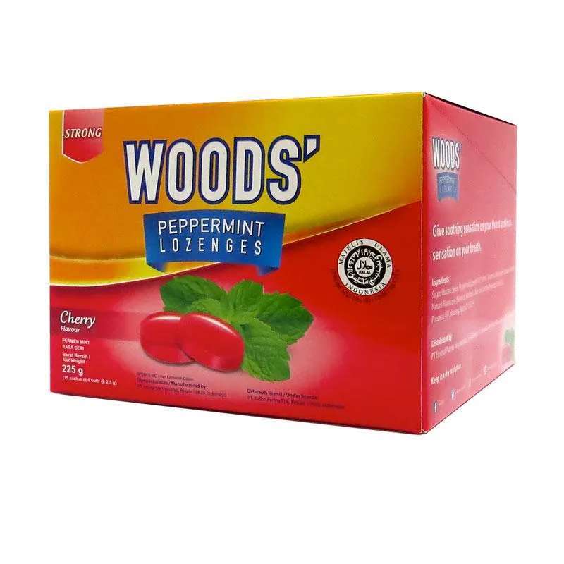 Jual Woods Lozenges 1 Box Isi 15 Sachet Cherry Di Seller Moshealth ...