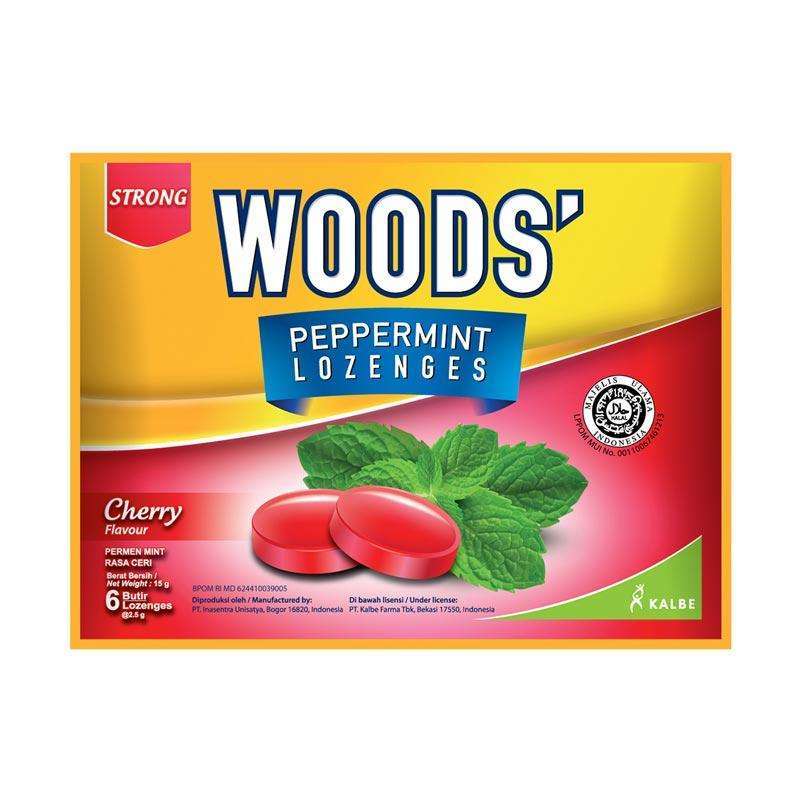 Jual Woods Lozenges 1 Box Isi 15 Sachet Cherry Di Seller Moshealth ...