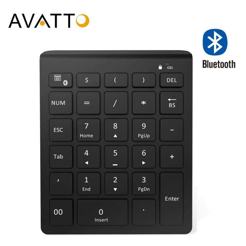 Jual AVATTO Numpad Mini Bluetooth Keyboard Numeric For PC Tablet Ponsel ...