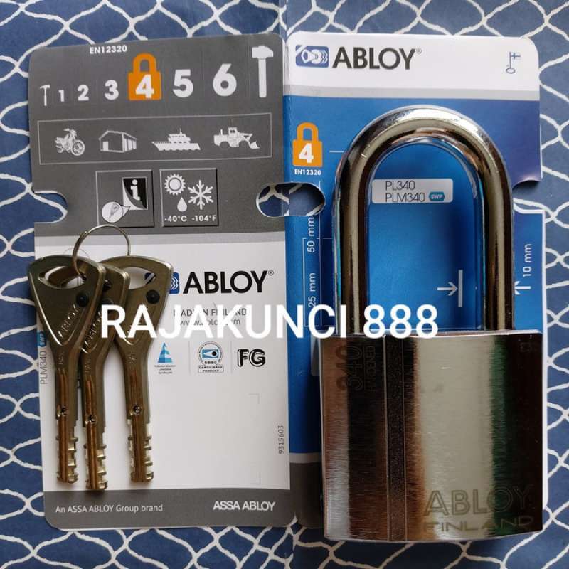 Jual Gembok ABLOY PL340T/50 protect2 / Abloy / anti cairan kimia dan ...