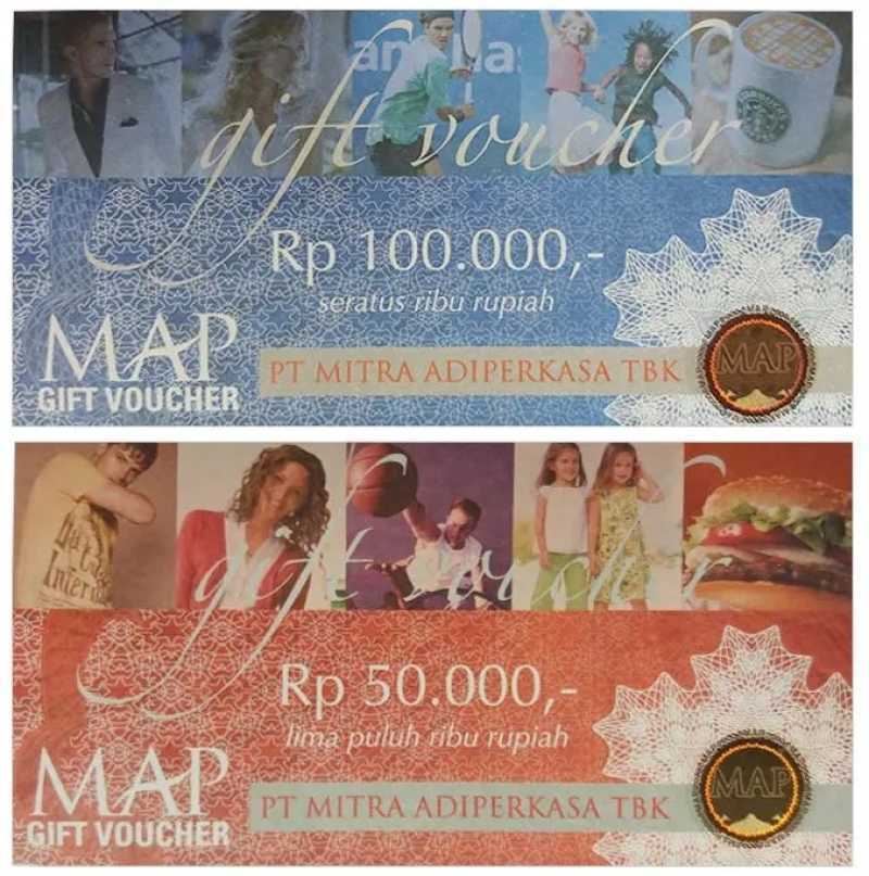 Jual Voucher Belanja MAP Gift Card senilai Rp 1.000.000 di Seller Easy ...