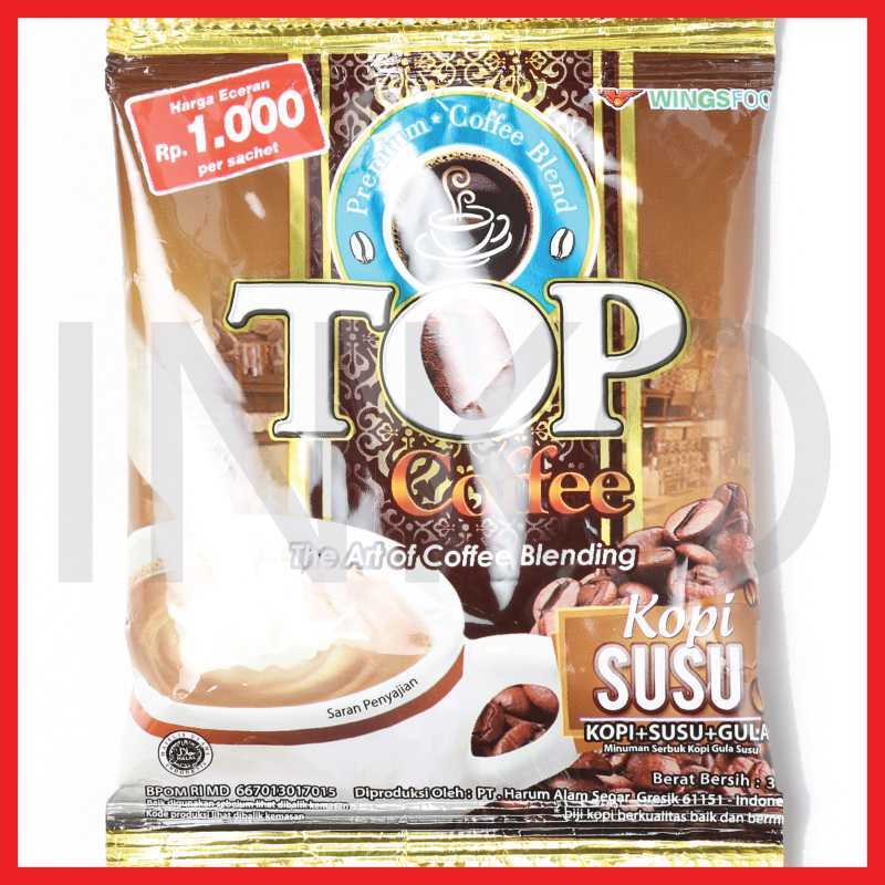 Jual TOP COFFEE KOPI SUSU GULA PREMIUM COFFEE BLEND RENCENG 12X30GR di ...