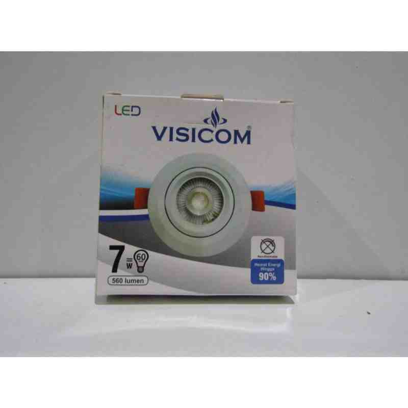 Jual LAMPU DOWNLIGHT LED SPOTLIGHT 7 WATT VISICOM - Putih di Seller ...