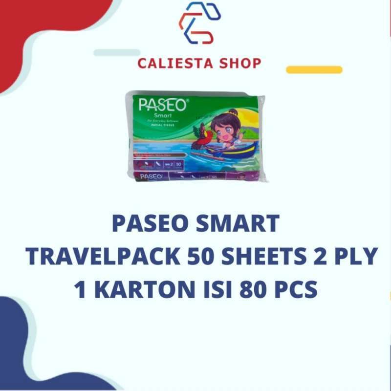 Promo Paseo Smart Travel Pack Facial Tissue 50 Sheets Putih - 2 Ply ...