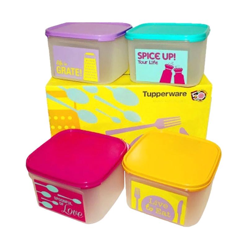 Jual Tupperware Kitchen Modular set Tempat Penyimpanan Makanan [4 pcs ...