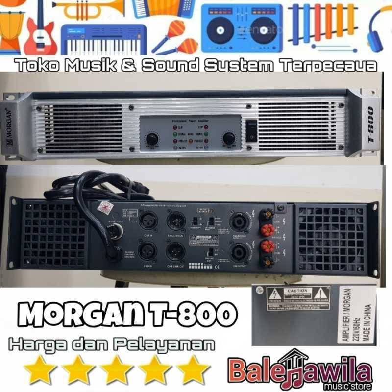 Promo Power Amplifier MORGAN T800 T-800 T 800 ORIGINAL Made in China ...