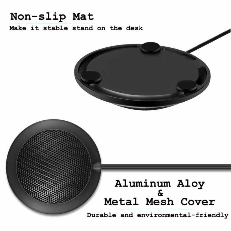 Jual Tyless 360 Degree Microphone Table Conference Zoom Meeting - Italk ...