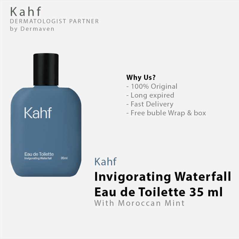 Promo KAHF Invigorating Waterfall Eau de Toilette Parfum Pria Halal 35 ...