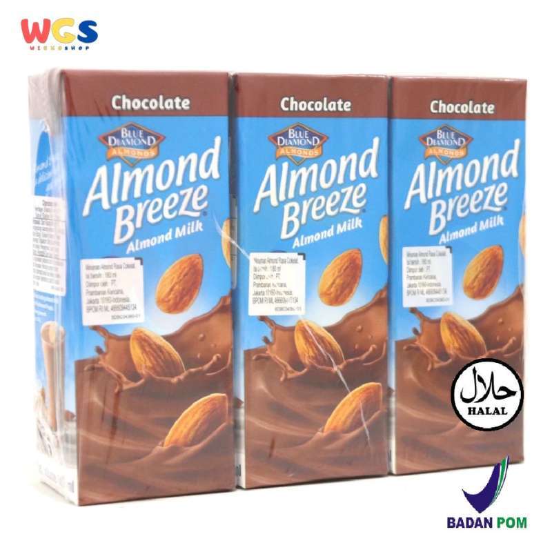 Jual Blue Diamond Almond Breeze Chocolate Almond Milk 3 x 180ml di Seller WIGHOSHOP - Sampora ...