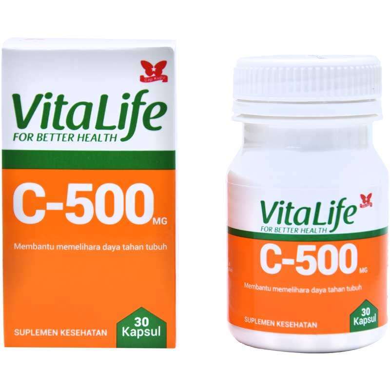 Jual Vitalife C-500mg 30 Kapsul Di Seller Alfamart - Alfacart Store ...