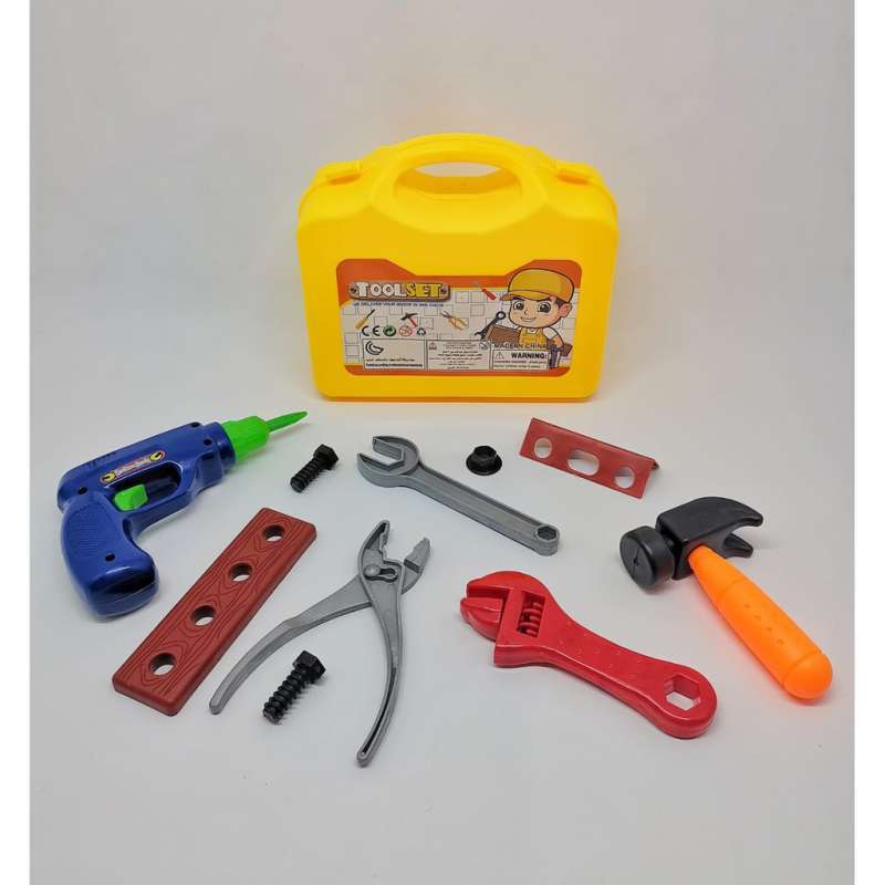 Jual Mainan Edukatif Anak Laki Dream Koper Tools Tool Set Box ...
