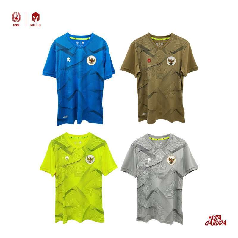 Jual Mills Timnas Baju Latihan Garuda Training 1013gr ( Turquise, Gold ...