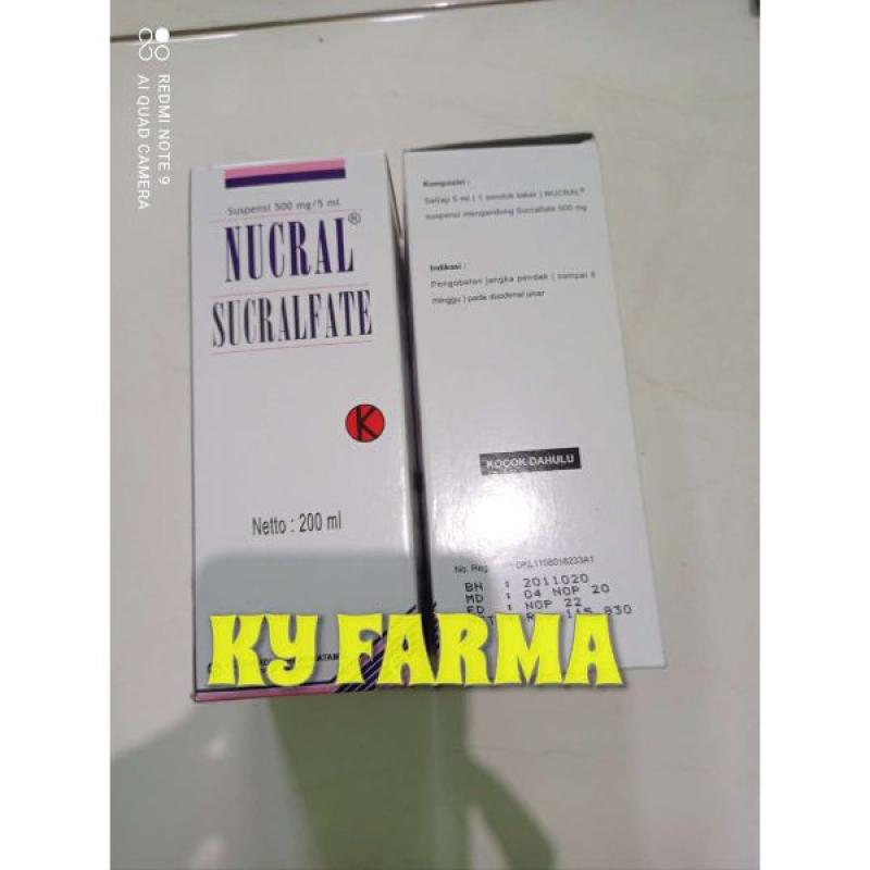 Jual Nucral Sucralfate Sirup 200 Ml Di Seller Ky Farma - Pal Meriam ...