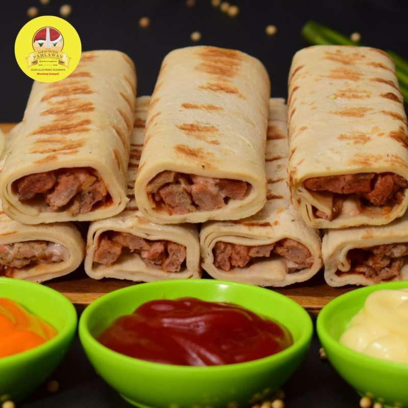 Jual Kebab Frozen Mini Rasa Spicy Isi 10 Full Daging Tortilla Crispy ...