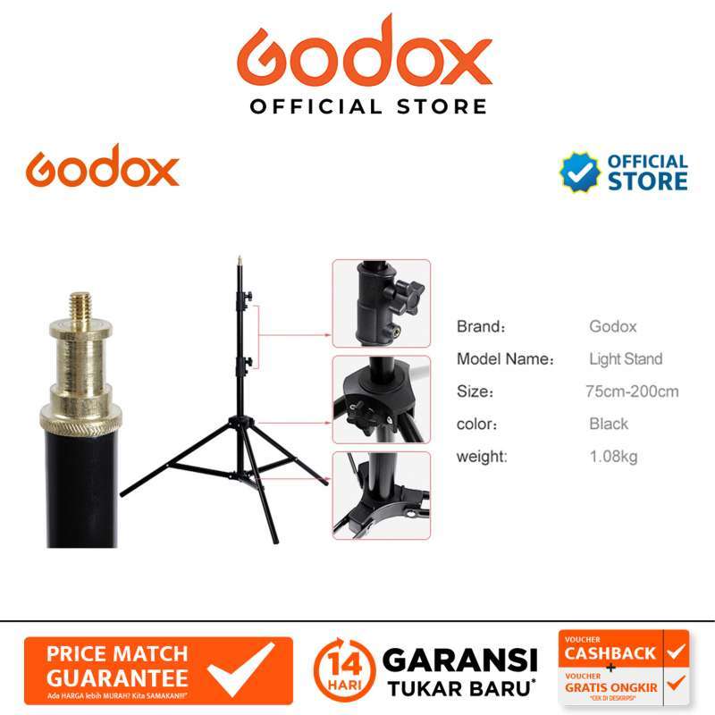 Jual Godox 304 Light Stand/ Godox 304/ Light Stand 304/ Light Stand di ...