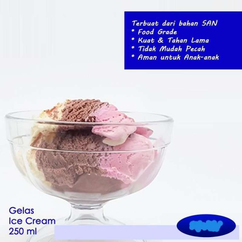 Jual Gelas Es Krim 250 ML | Gelas Ice Cream | Gelas Es Teler Mini Es ...