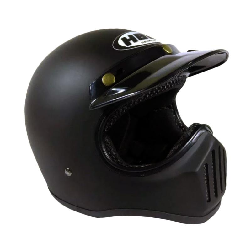 Jual HBC Cakil Polos Helm Full Face - Black di Seller Big Choices ...
