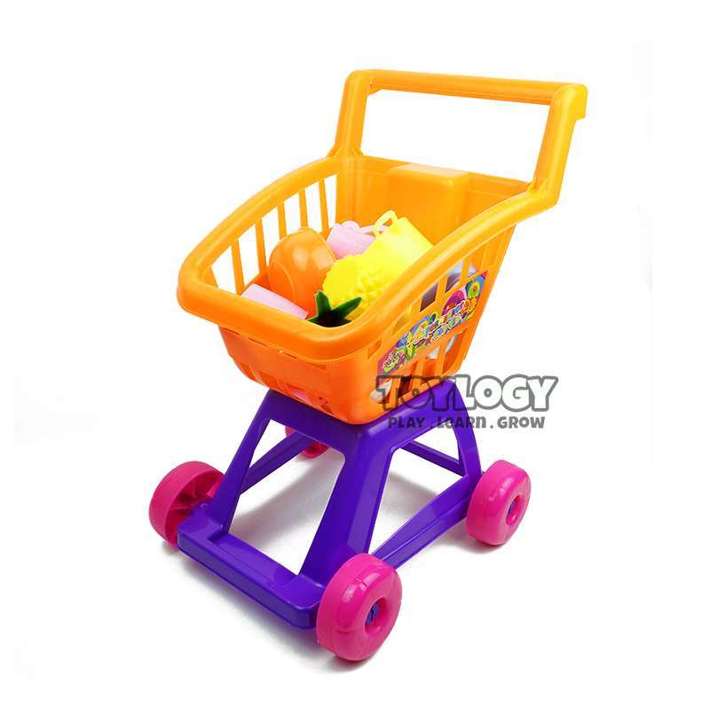 Jual Toylogy Mainan Anak Trolley Supermarket Shopping Cart Troly Troli ...