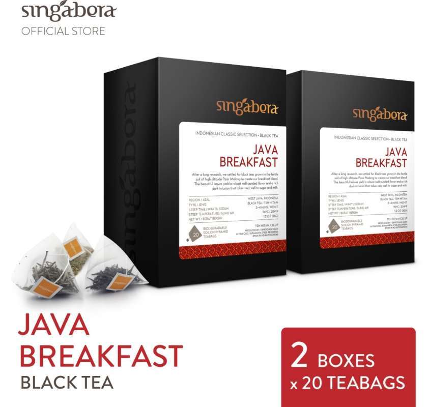 Jual Singabera Java Breakfast - Black Tea / Teh Hitam - 2 Box @ 20 ...