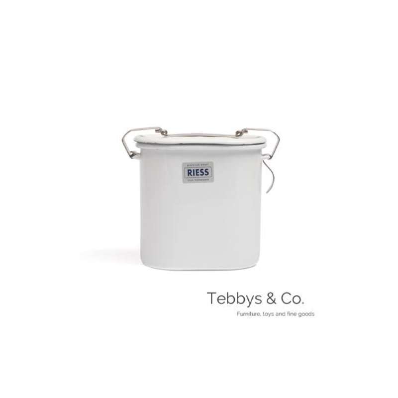 Jual (RIESS)RIESS enamel lunch box (D H) milky 0.75L di Seller ...
