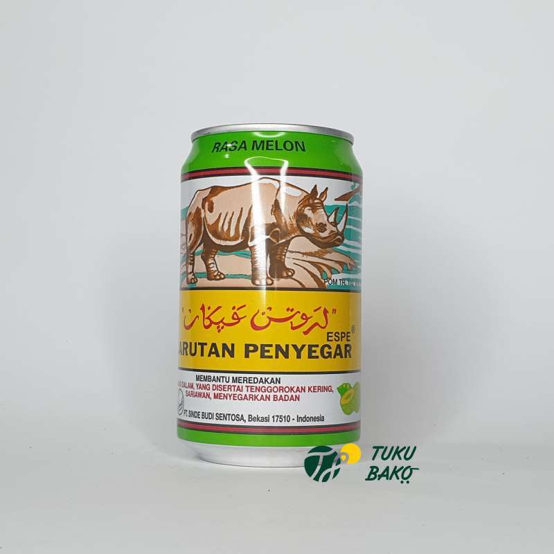 Jual Larutan Penyegar Cap Badak Rasa Melon - Kaleng 320 Ml Di Seller ...