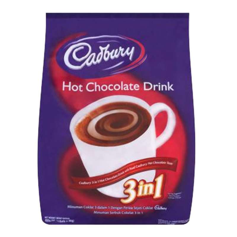 Jual CADBURY HOT CHO 15X30 GR 3 IN 1 di Seller Foodmart Keboen Raya ...