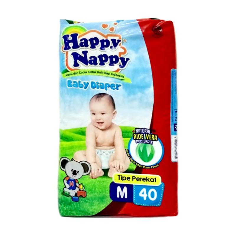 Jual Happy Nappy Diaper M 40 Harga Termurah Dan Terlengkap 2024 | Blibli