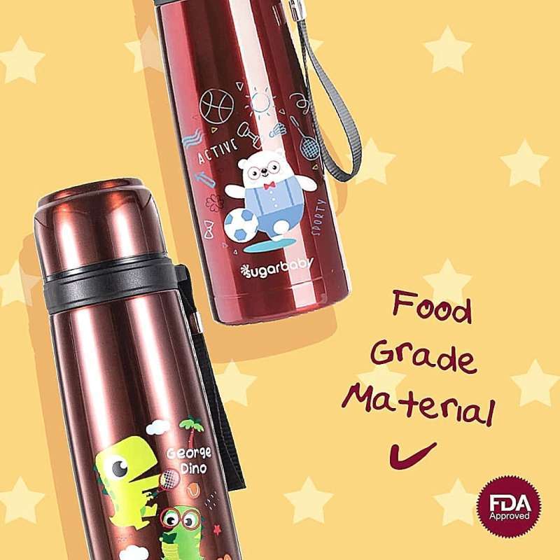 Jual SUGAR BABY STRONG VACUUM STAINLESS STEEL DINO BOTOL 600ML di ...
