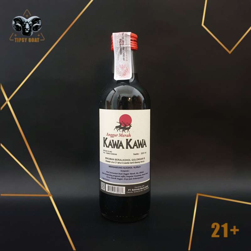 Jual anggur merah kawa kawa botol mini 250ml di Seller TipsyGoat ...