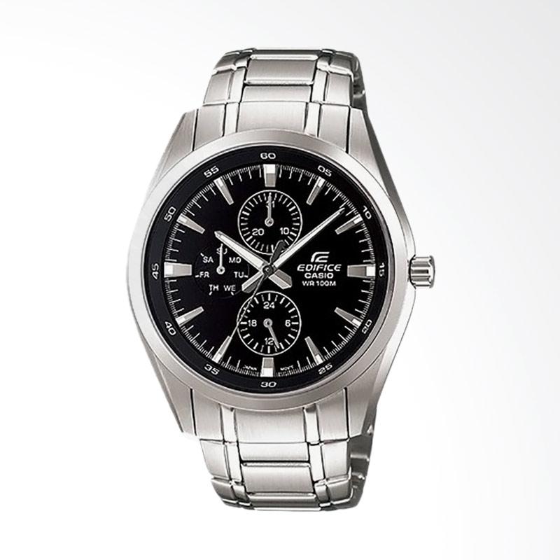 Promo Casio Edifice Jam Tangan Pria - Silver [ef-338d-1avdf] Diskon 50% ...