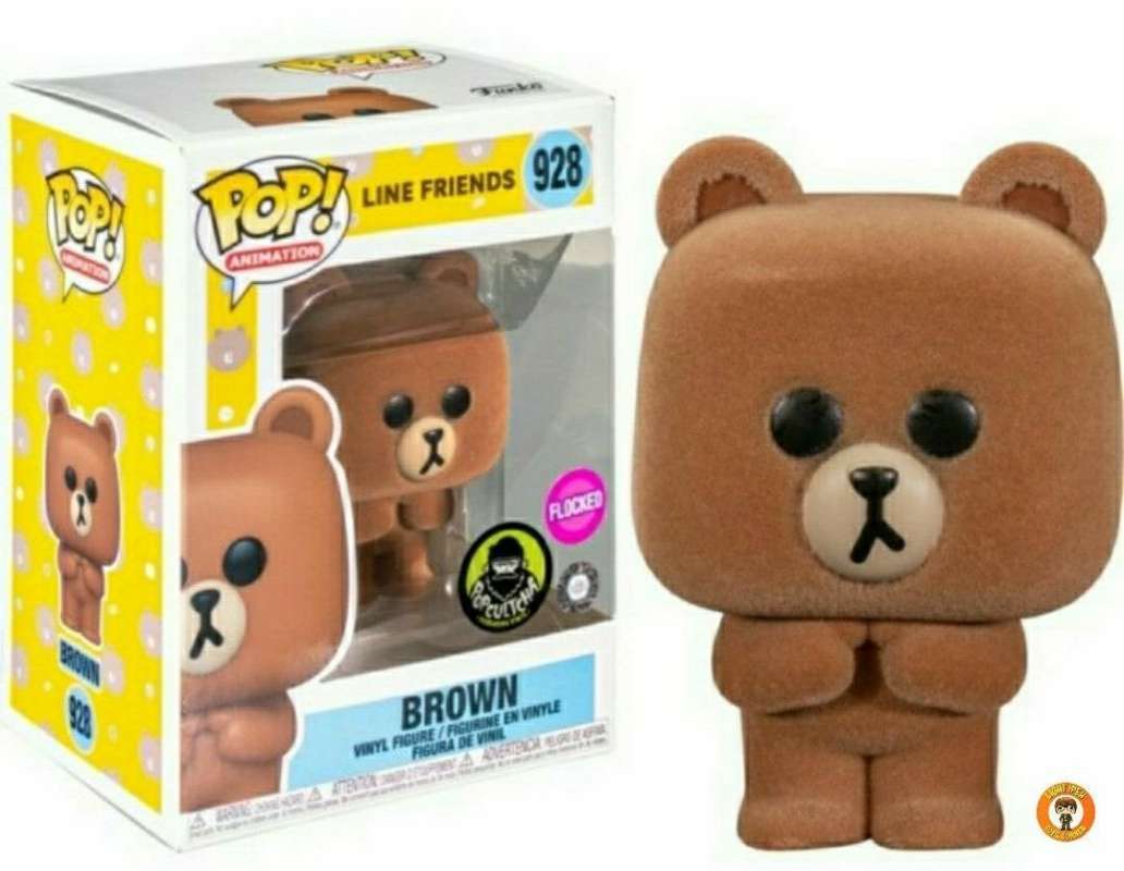 Jual Funko Pop Exclusive Animation - Line Friends - Brown (flocked) Di ...
