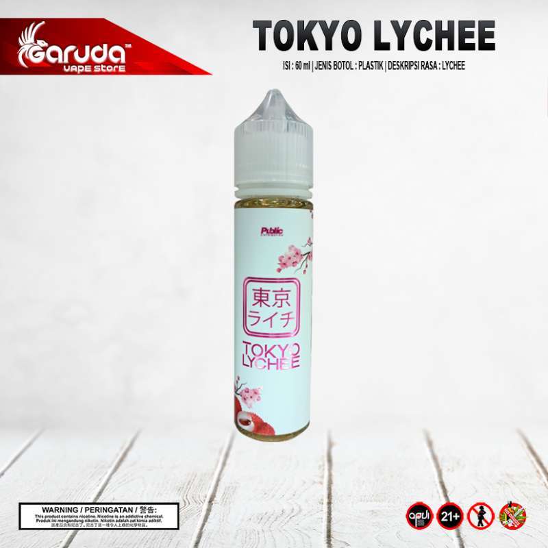 Jual Liquid Tokyo Lychee Public 60ml Bercukai di Seller Garuda Vape ...